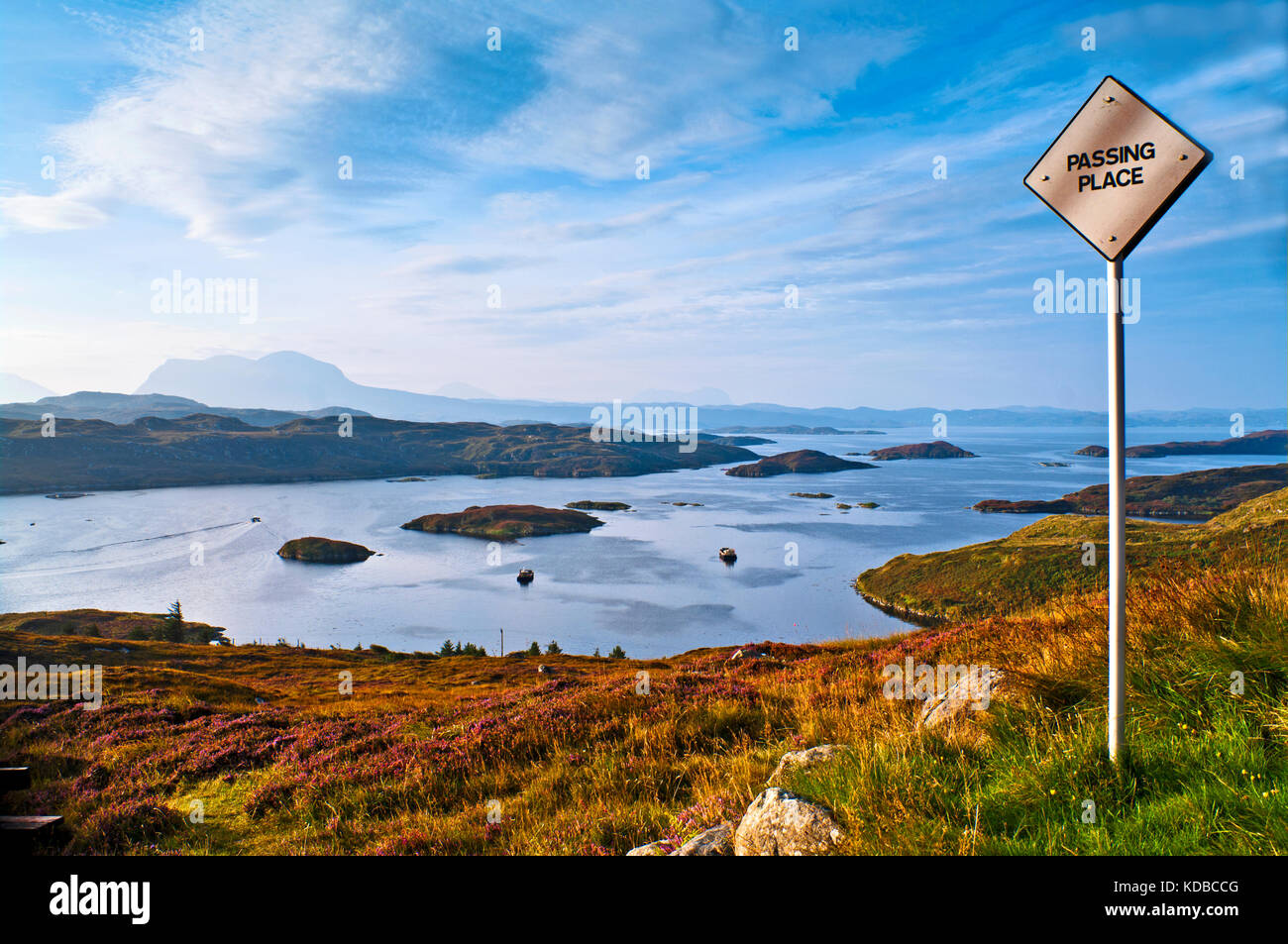 North coast 500 sign hi-res stock photography and images - Alamy