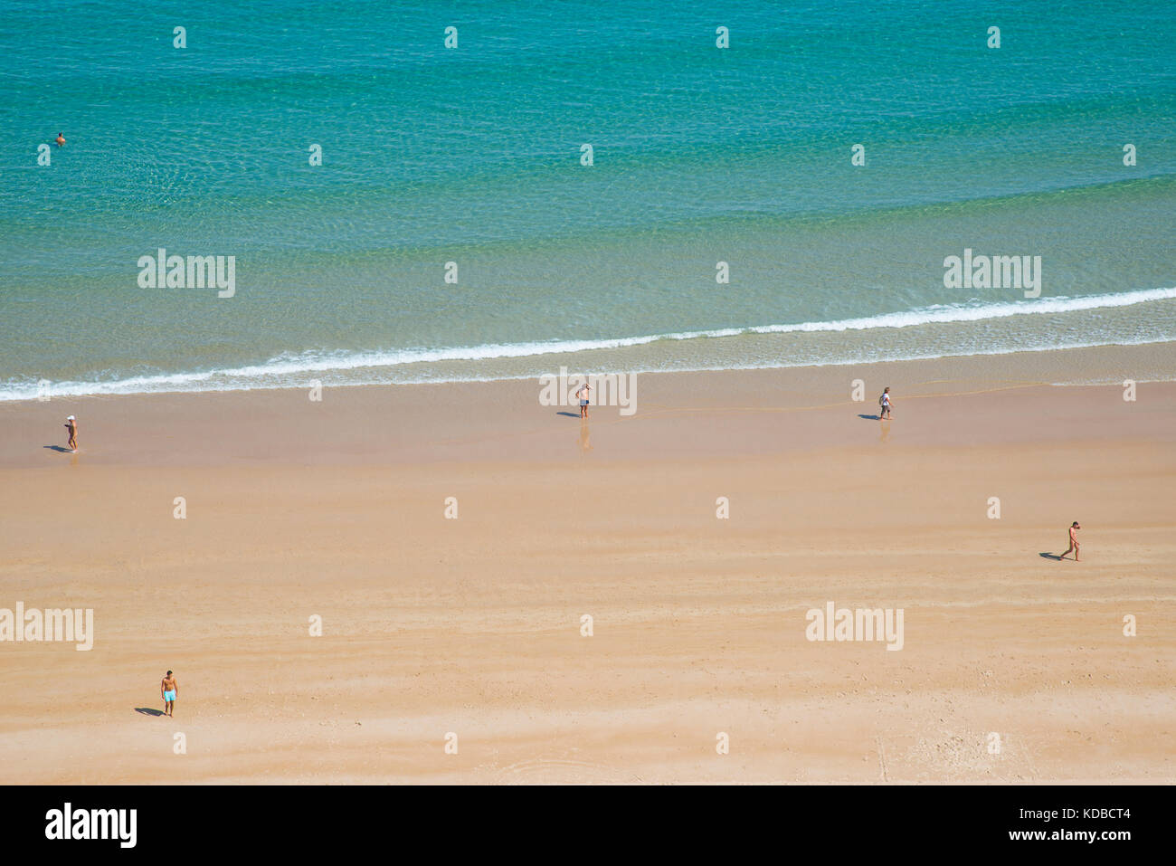 Torimbia beach, view from above. Niembro, Asturias, Spain Stock Photo ...