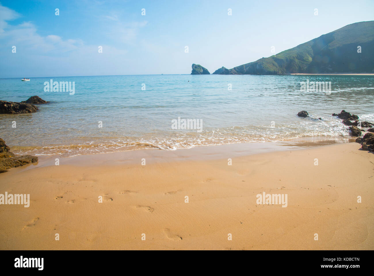 Torimbia beach. Niembro, Asturias, Spain Stock Photo - Alamy