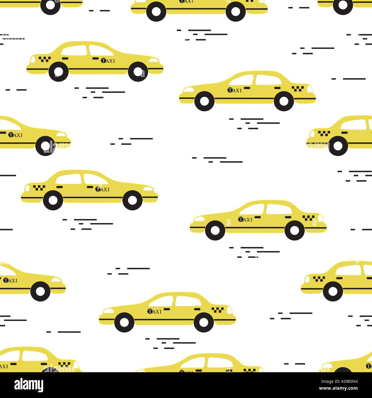 Taxi pattern. Design for announcement, advertisement, banner or print ...