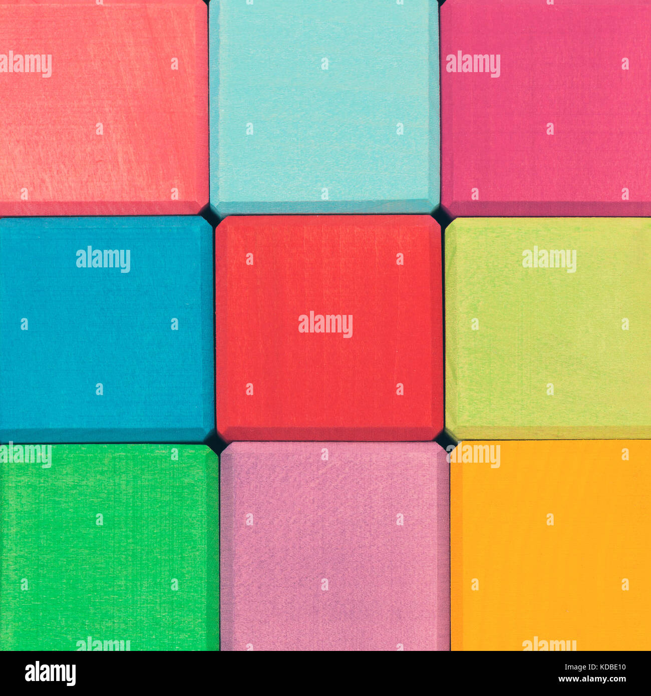 Wooden cubes background Stock Photo - Alamy