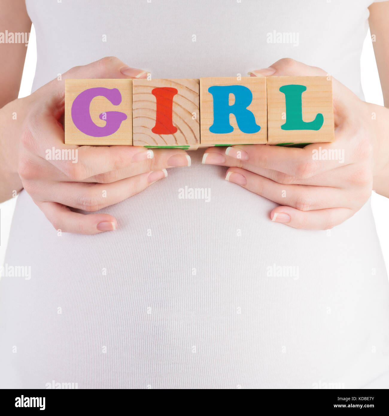 Girl holding english alphabet hi-res stock photography and images - Alamy