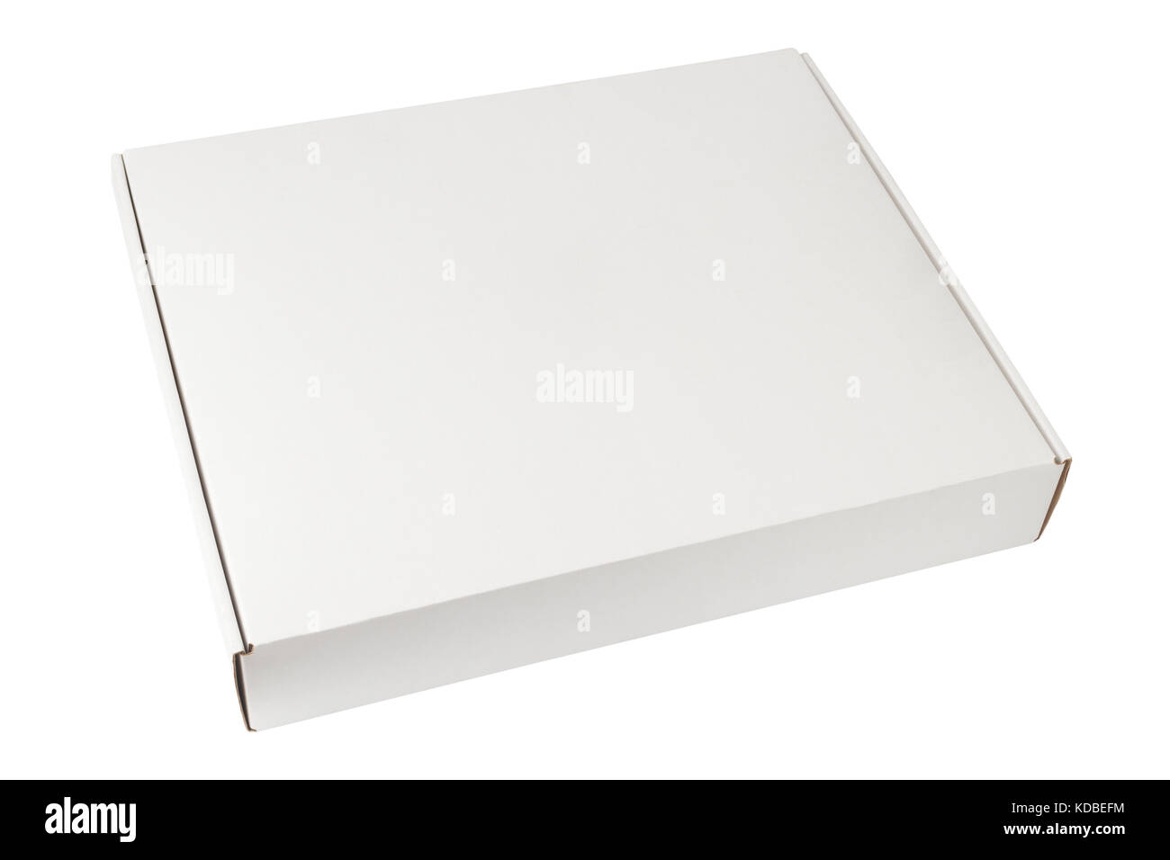 White cardboard box on white Stock Photo - Alamy