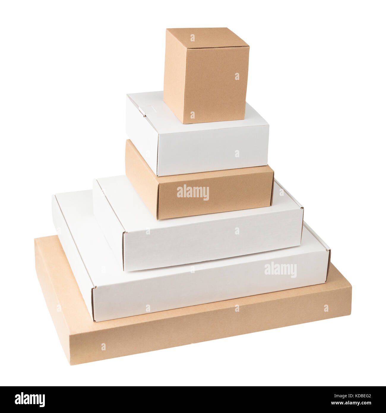 Pile of boxes Stock Photo - Alamy