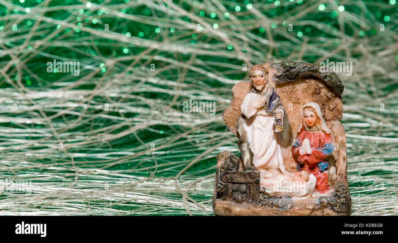 nativity scene Jesus Christ, Mary and Josef Christmas baby Jesus Stock ...