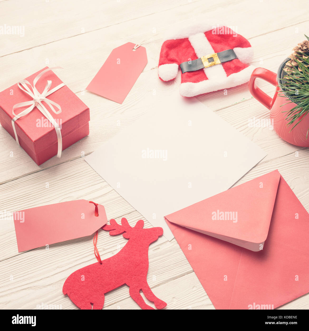 Christmas shopping objects Stock Photo - Alamy