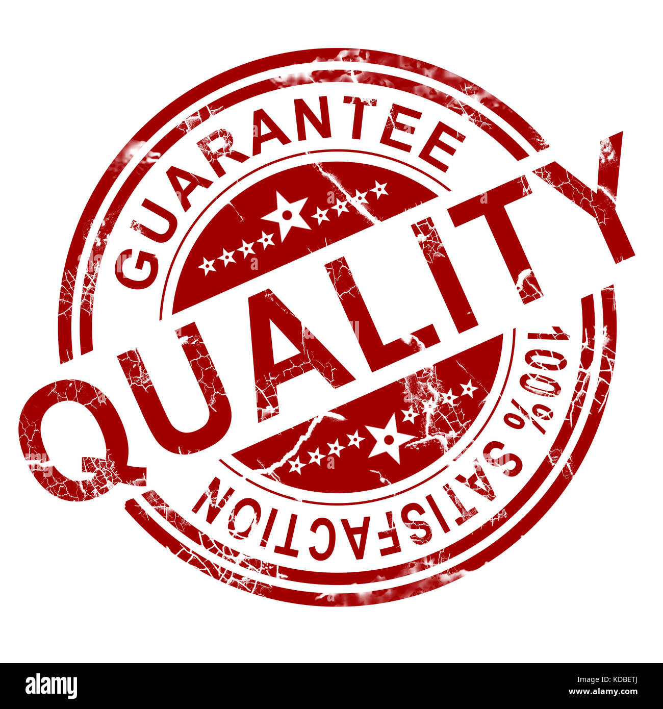 Quality stamp with white background, 3D rendering Stock Photo - Alamy