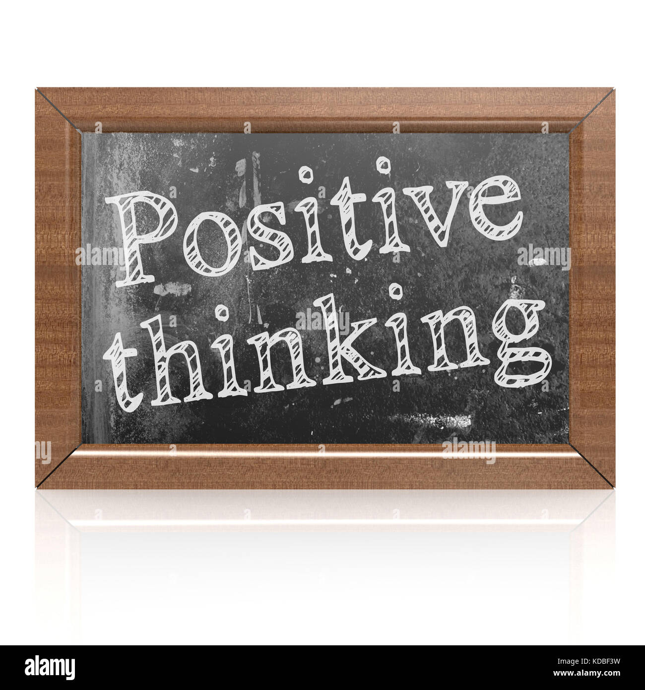 Think positive text on Cut Out Stock Images & Pictures - Alamy