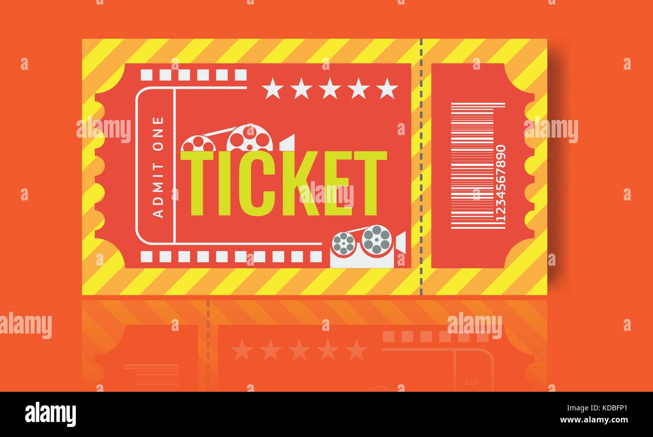 Ticket mock hi-res stock photography and images - Alamy
