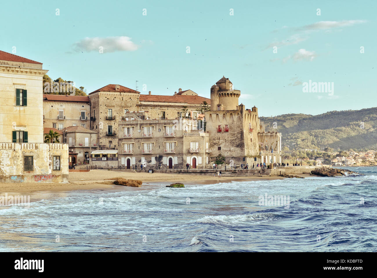 Marina Piccola, Santa Maria of Castellabate, Cilento, Italy Stock Photo ...