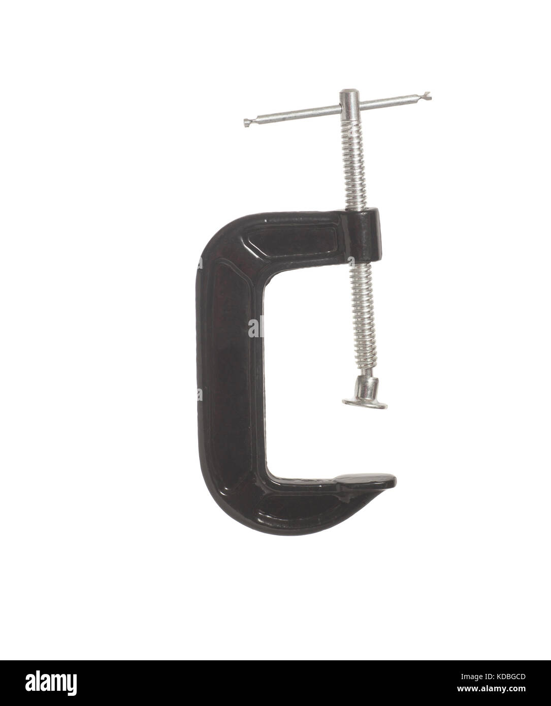 Clamp compression tool isolated on white background Stock Photo - Alamy