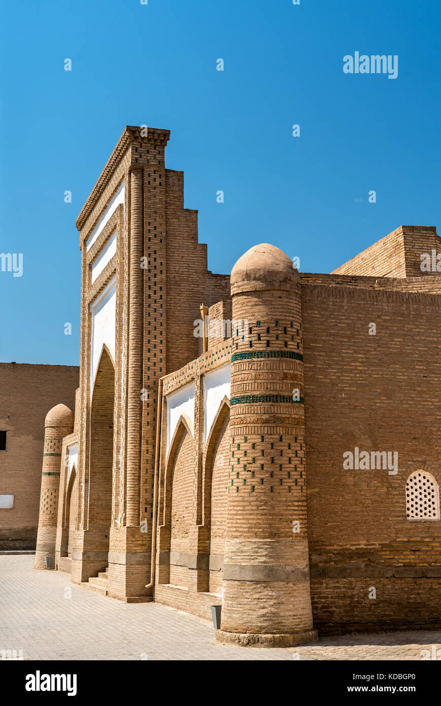Mohammed Amin Inak Madrasah at Itchan Kala, Khiva, Uzbekistan Stock ...