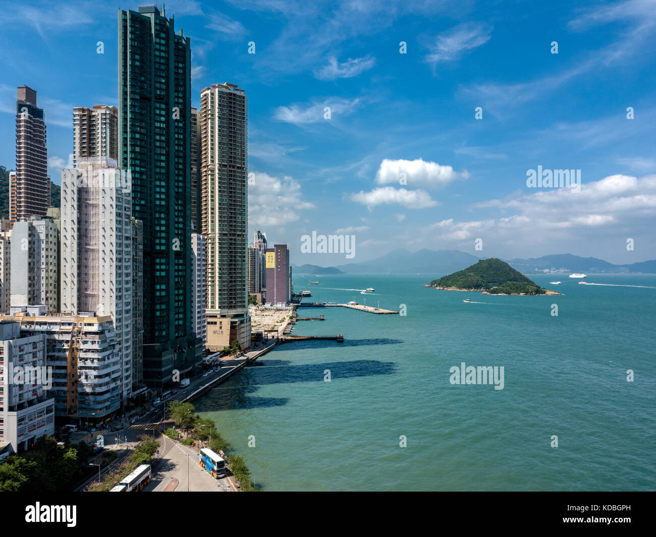 Private housing of Hong Kong from drone view Stock Photo - Alamy