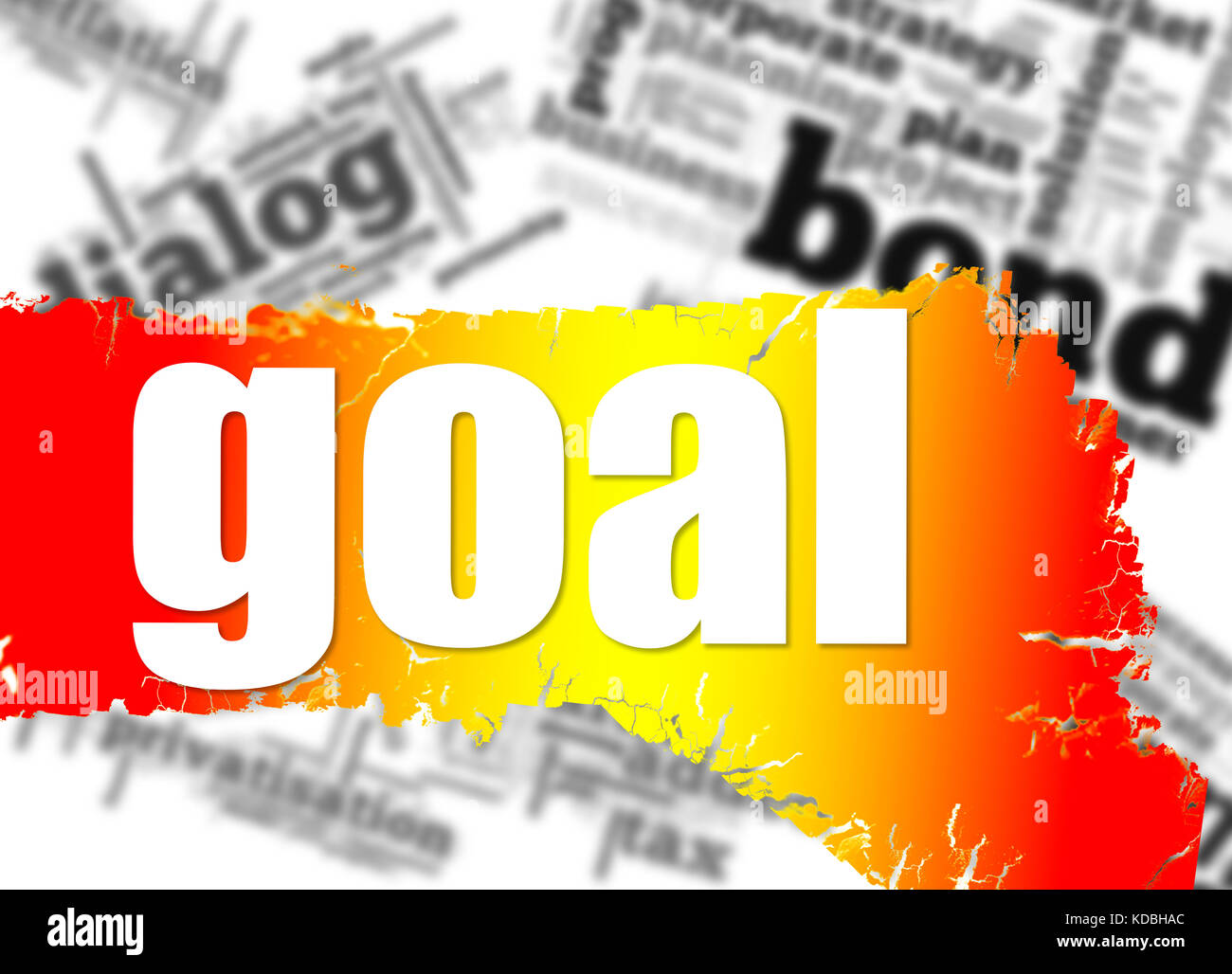 Word cloud with goal word image with hi-res rendered artwork that could ...