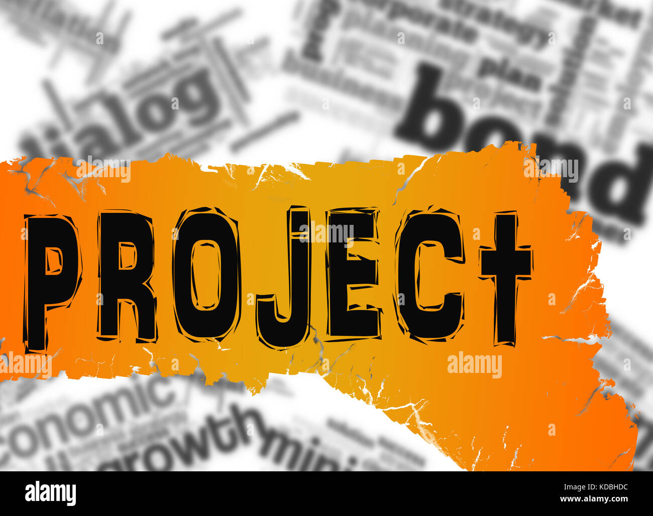 Word cloud with project word image with hi-res rendered artwork that ...