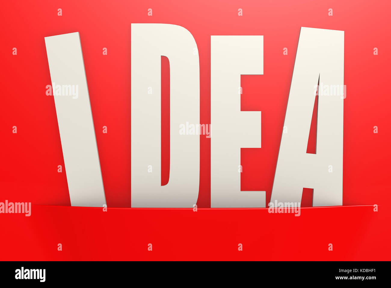 White idea word in red pocket, business concept image with hi-res ...