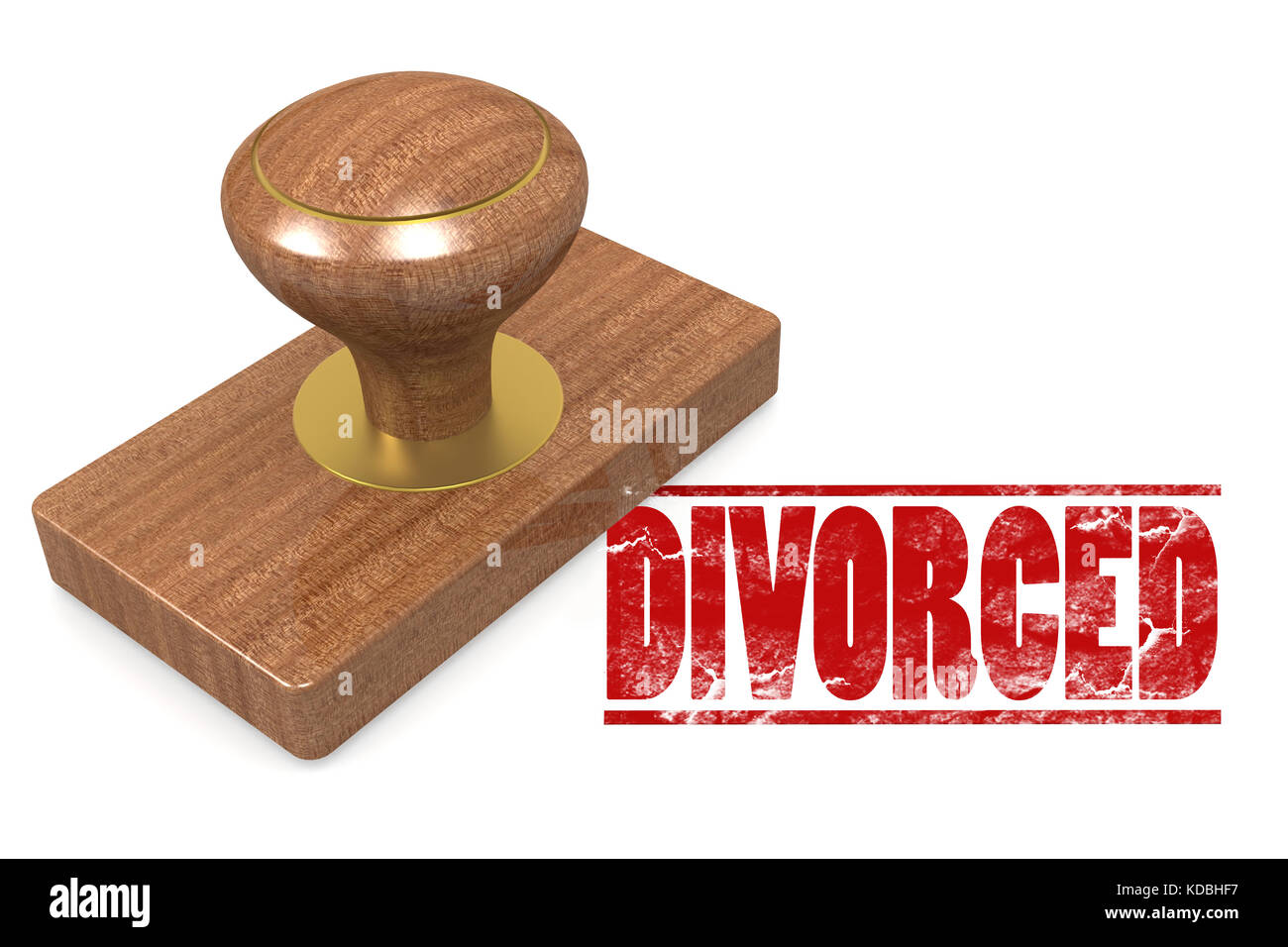 Divorced wooded seal stamp image with hi-res rendered artwork that ...