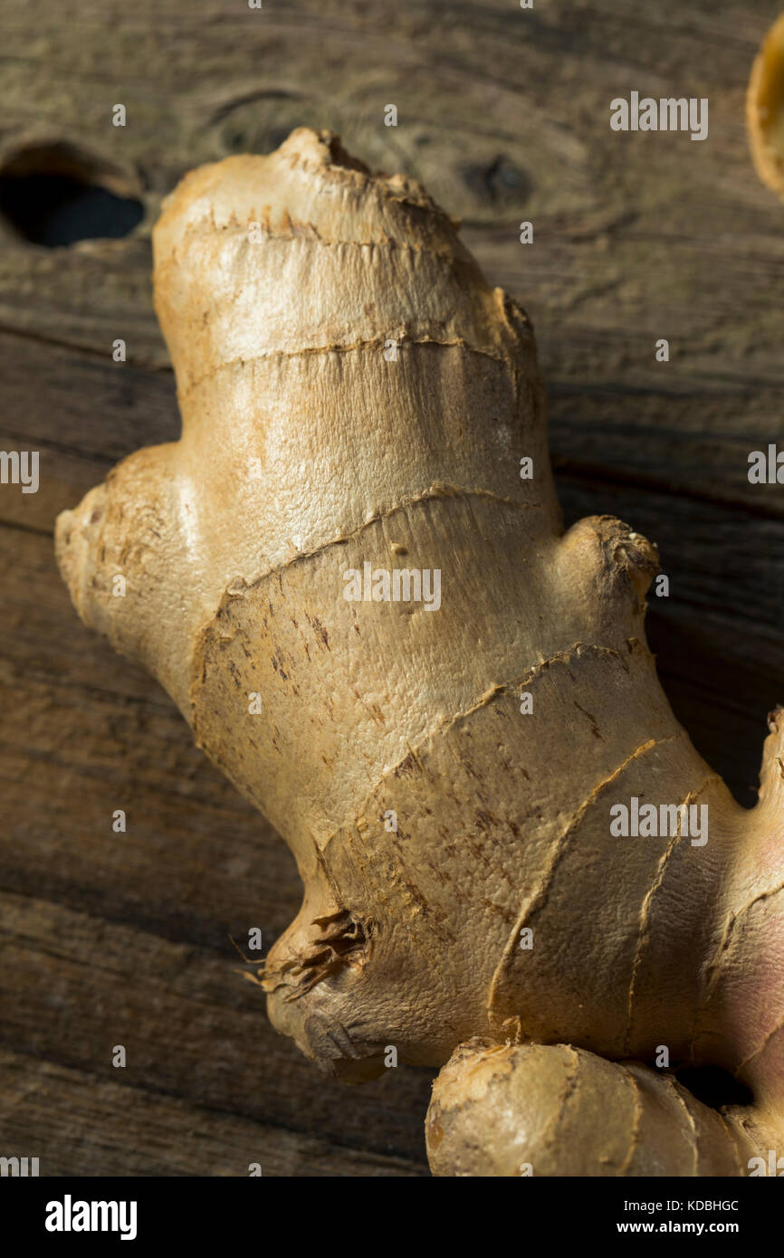 Raw Brown Organic Ginger Root Ready to Use Stock Photo - Alamy