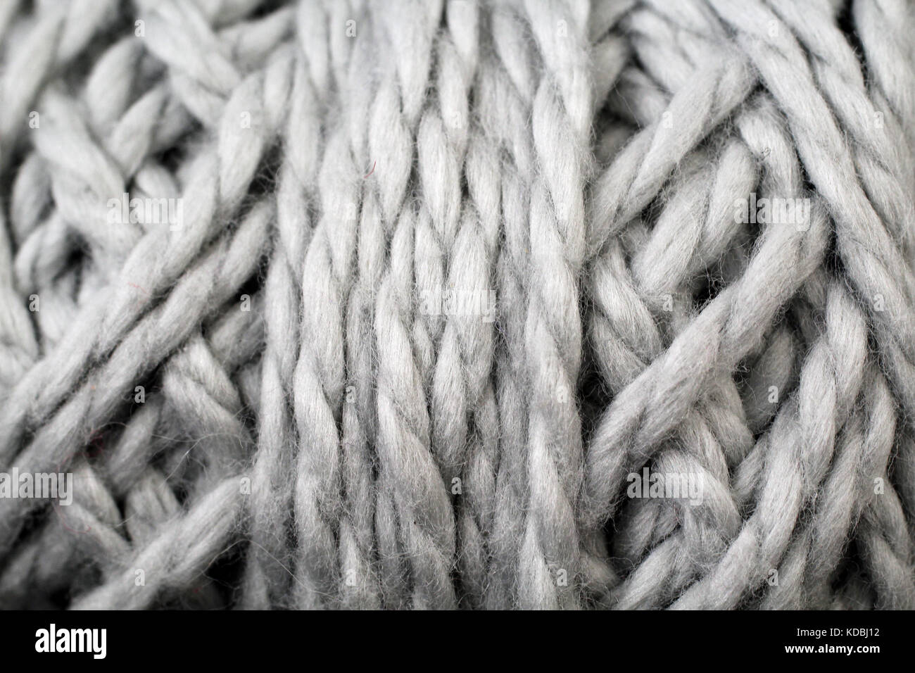 A super close up image of gray yarn Stock Photo - Alamy