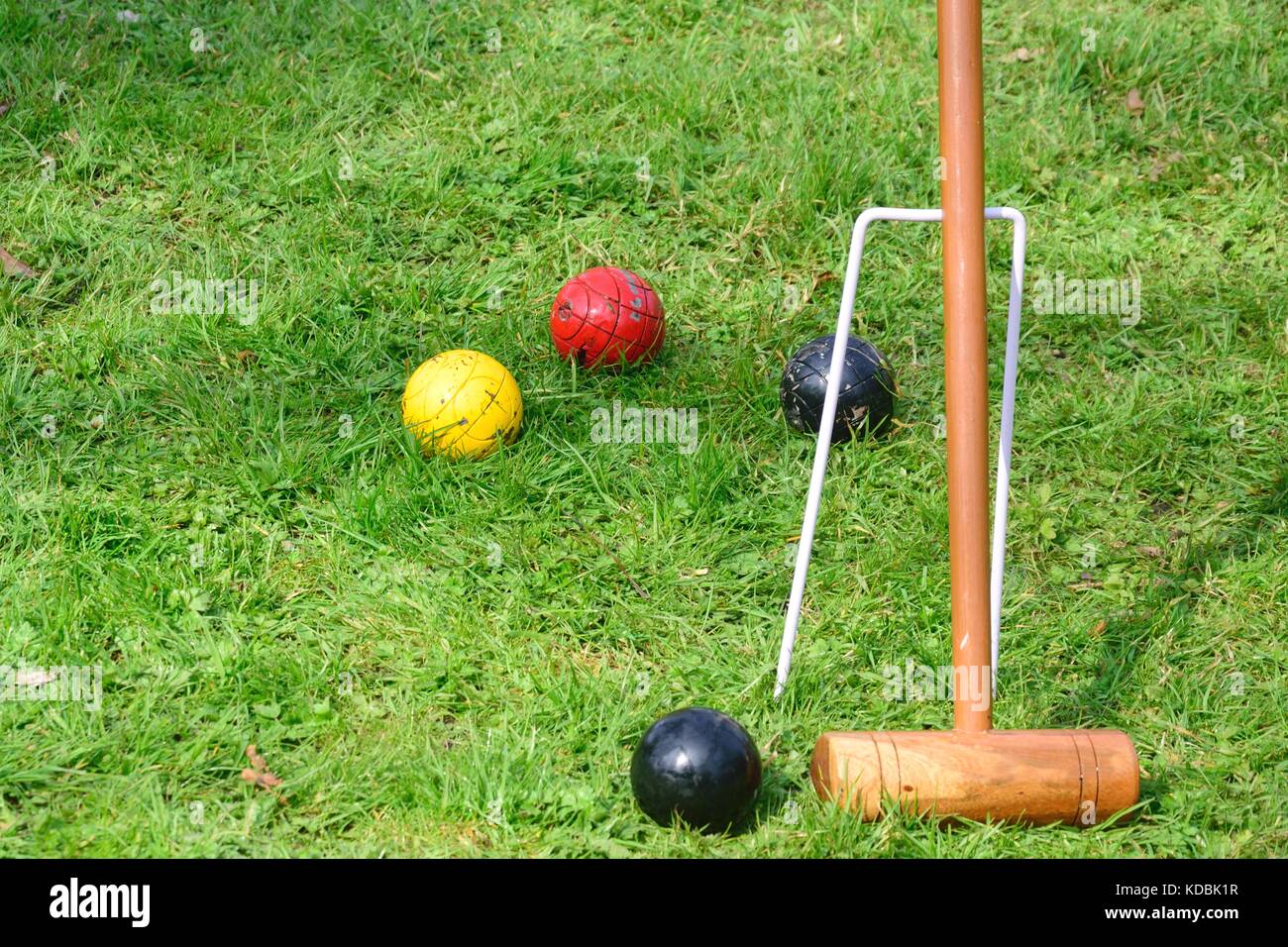 Croquet game hi-res stock photography and images - Alamy