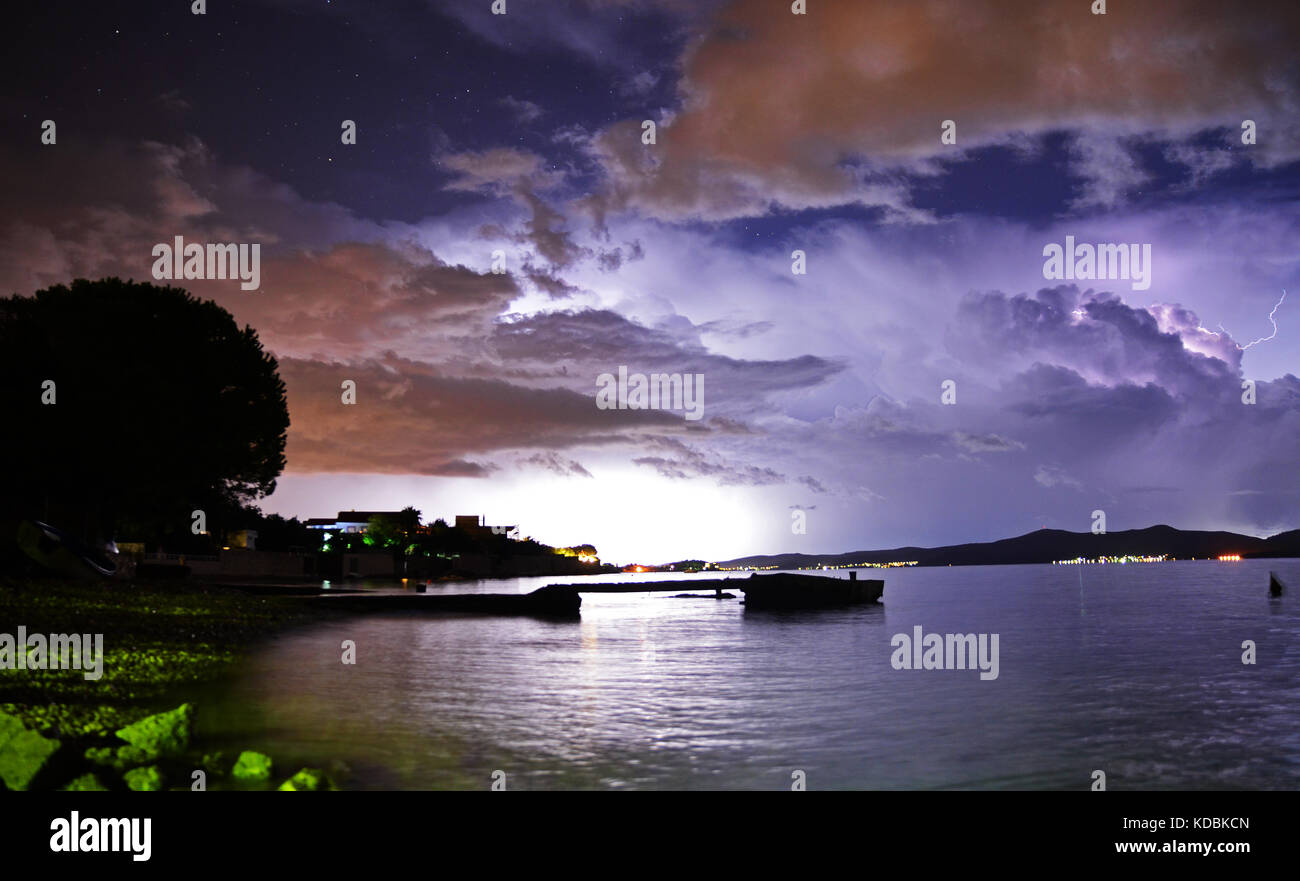 Storm in Zadar, Croatia Stock Photo - Alamy