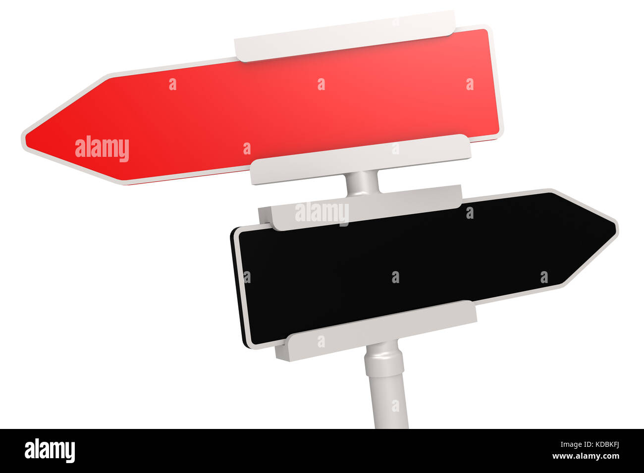 Red and black blank road sign image with hi-res rendered artwork that ...