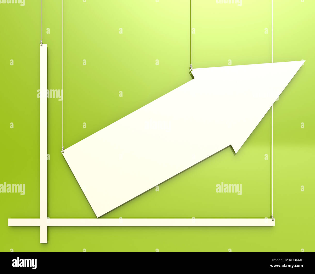 Blank chart hang on green background image with hi-res rendered artwork ...