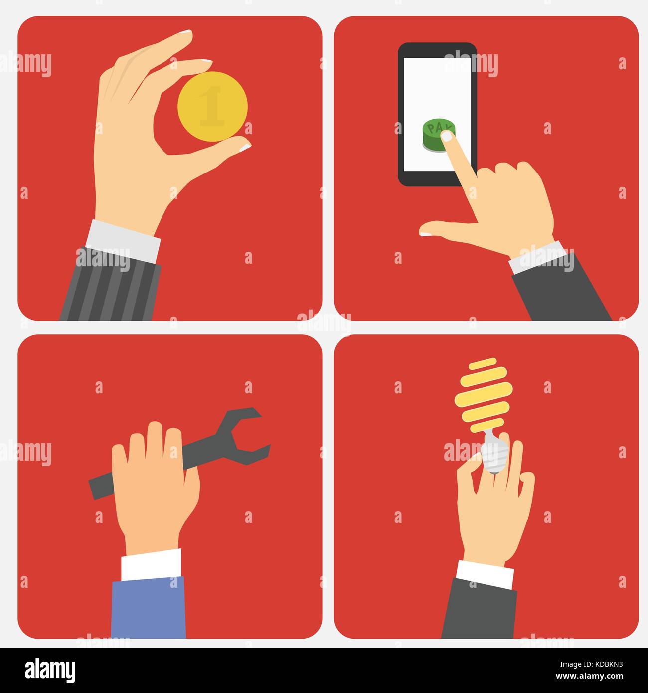 Set design concept background. Vector illustration image Stock Vector ...