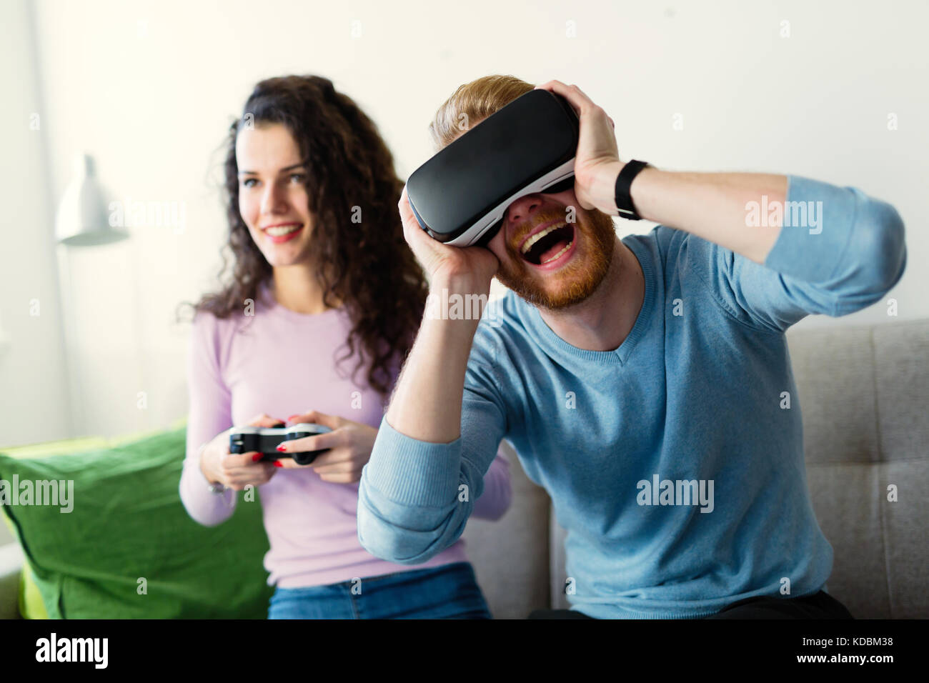 Headsets device hi-res stock photography and images - Alamy