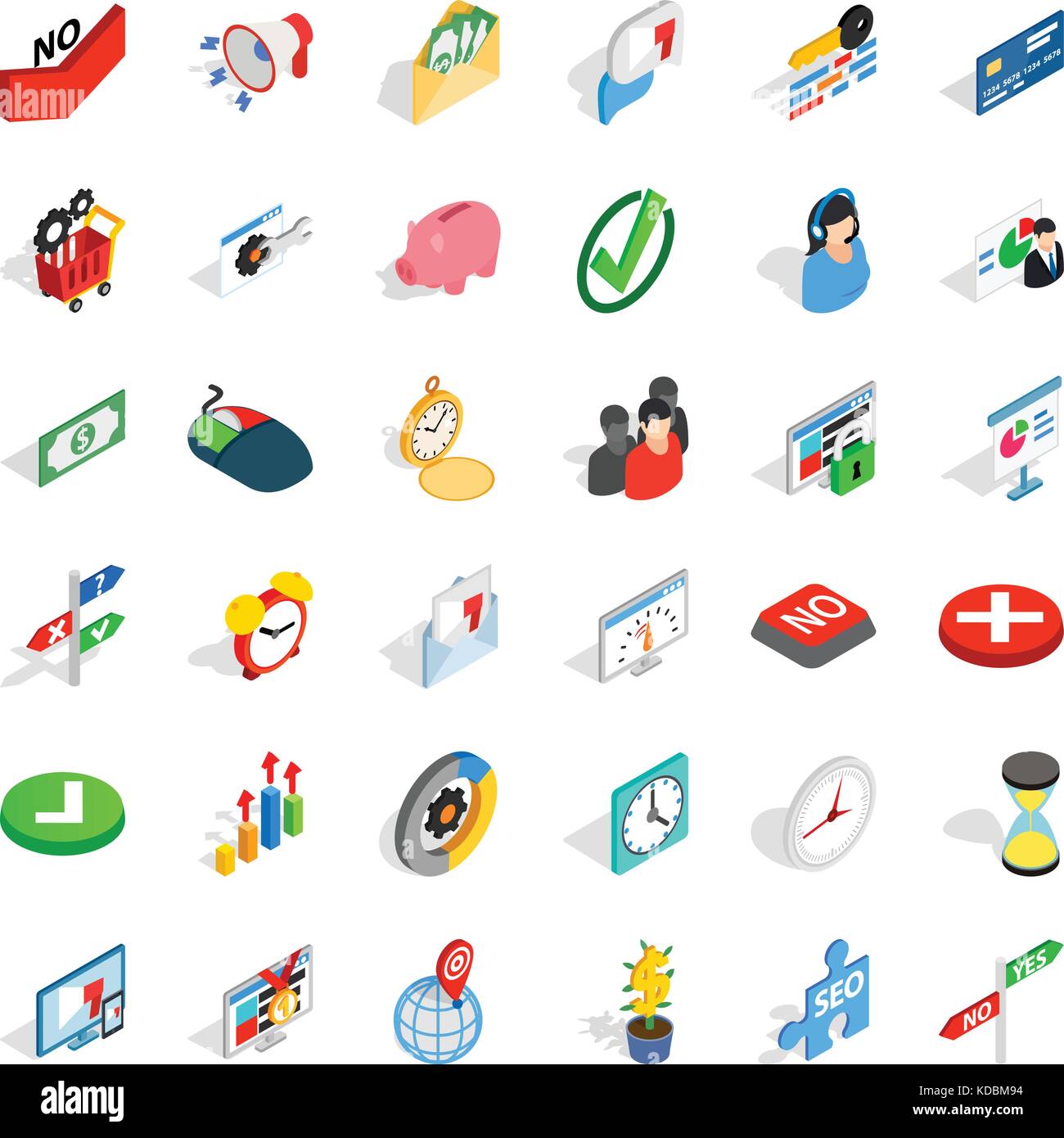 Interchange icons set, isometric style Stock Vector Image & Art - Alamy