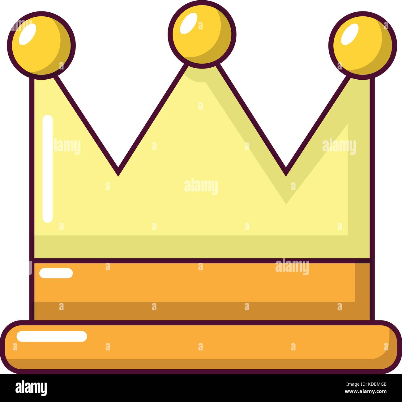 Crown icon, cartoon style Stock Vector Image & Art - Alamy