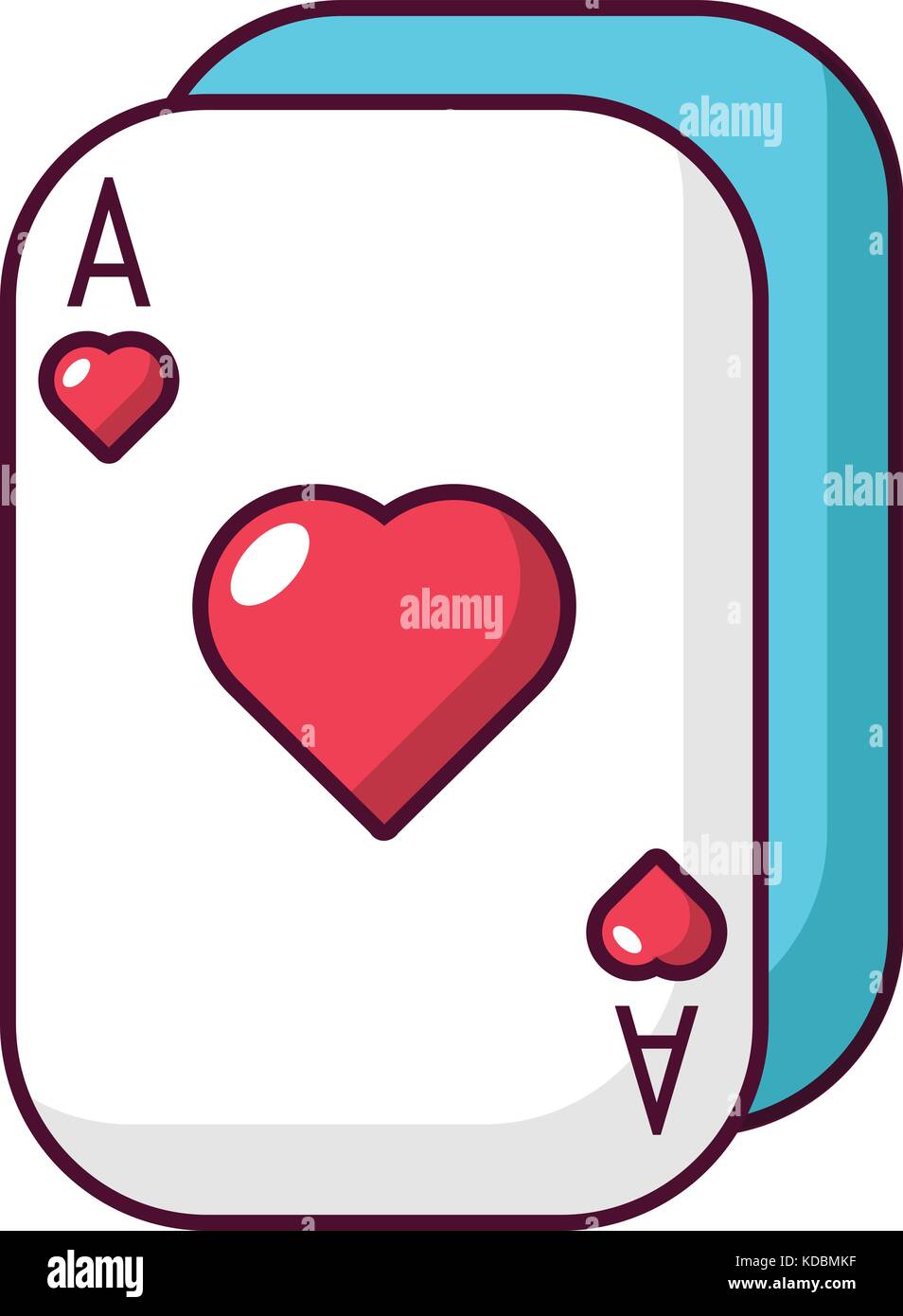 Poker cards icon, cartoon style Stock Vector Image & Art - Alamy