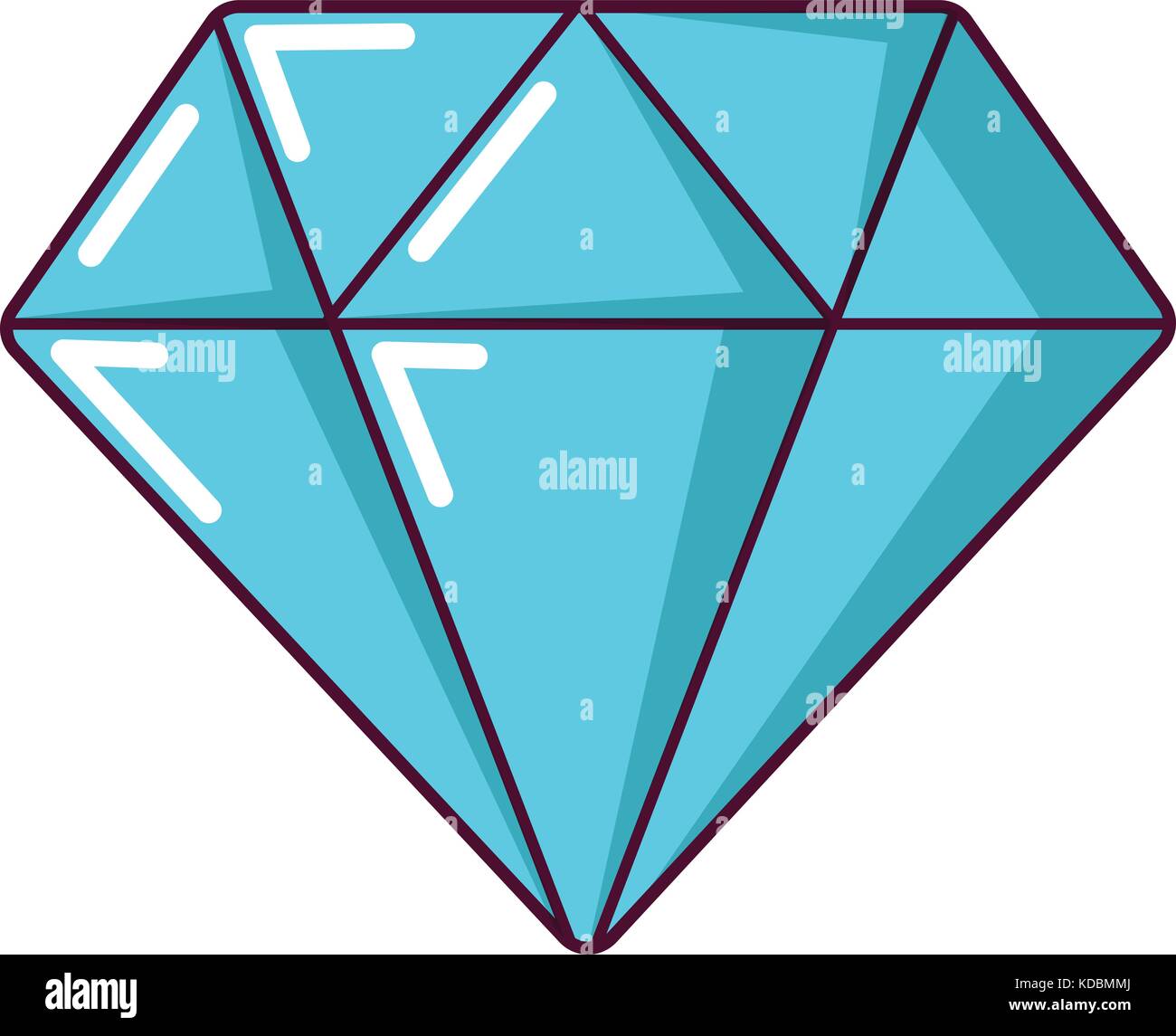 Diamond icon, cartoon style Stock Vector Image & Art - Alamy