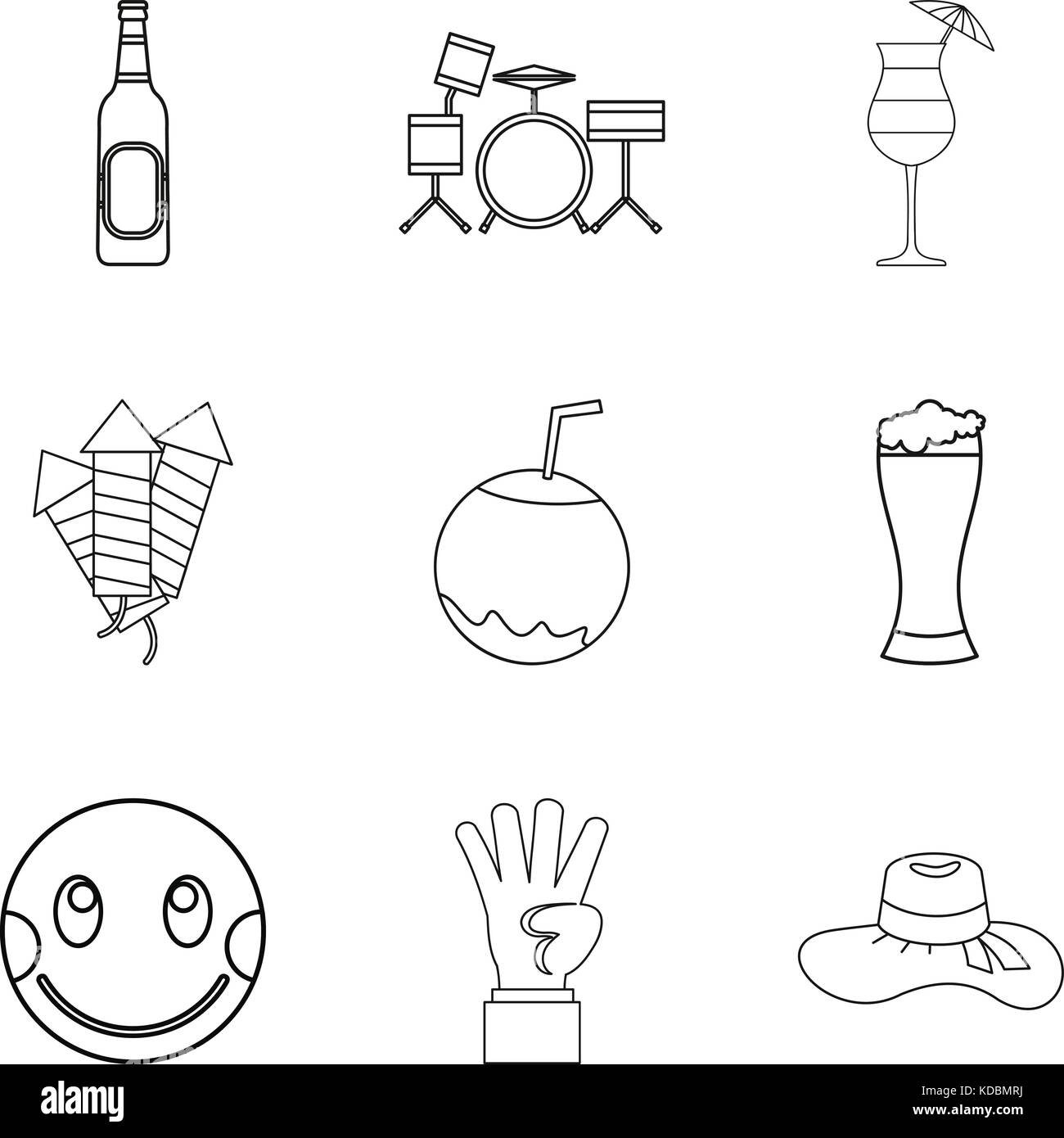 Noisy night Stock Vector Images - Alamy