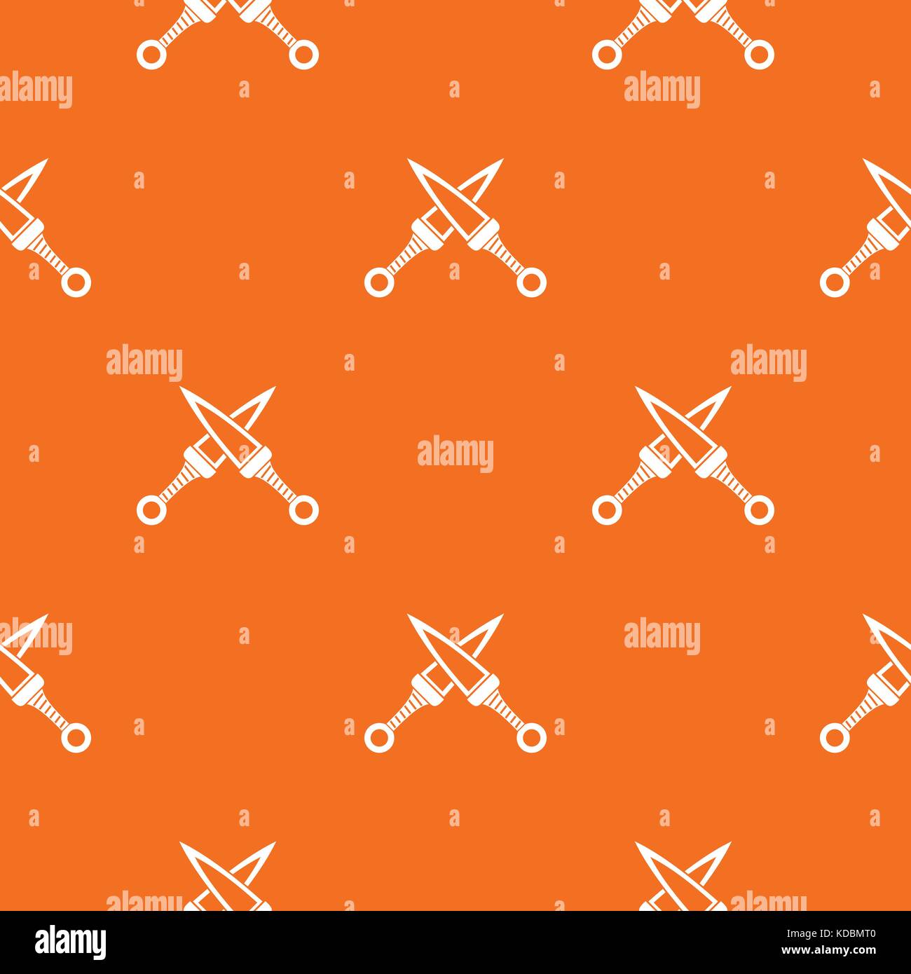 Crossed japanese daggers pattern seamless Stock Vector Image & Art - Alamy