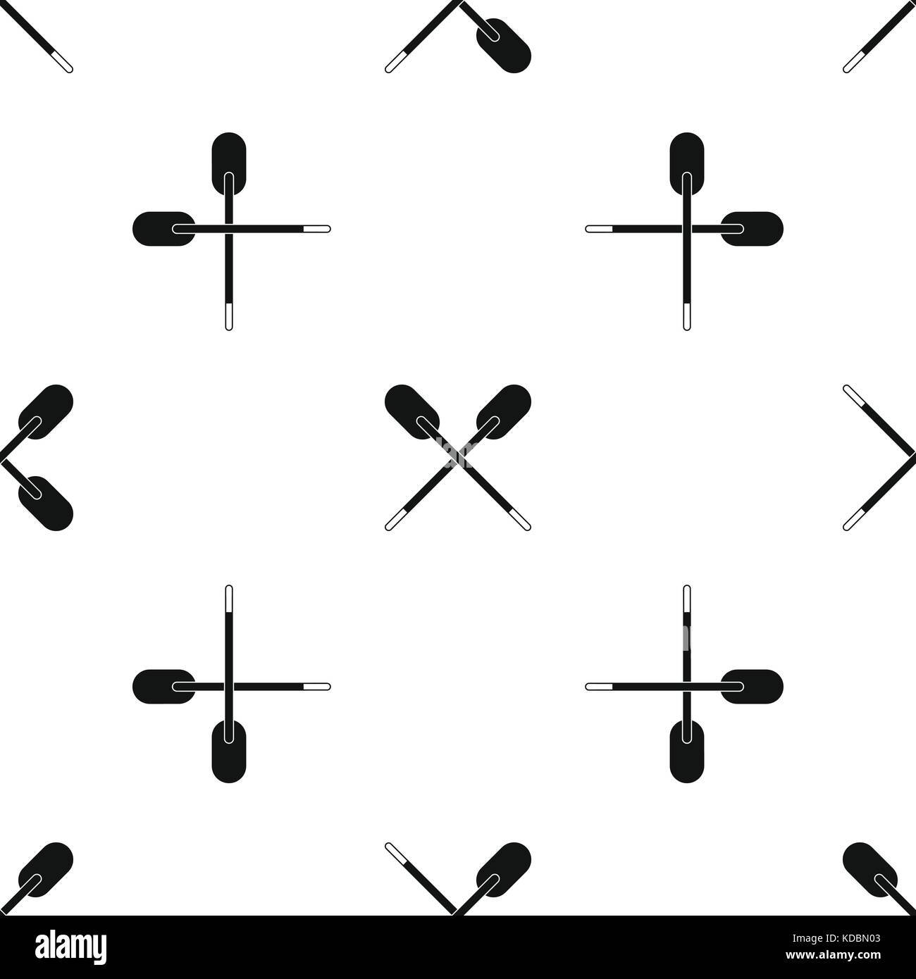 Two wooden crossed oars pattern seamless black Stock Vector Image & Art ...