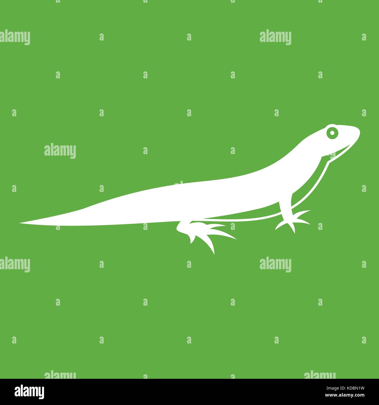 Lizard icon green Stock Vector Image & Art - Alamy