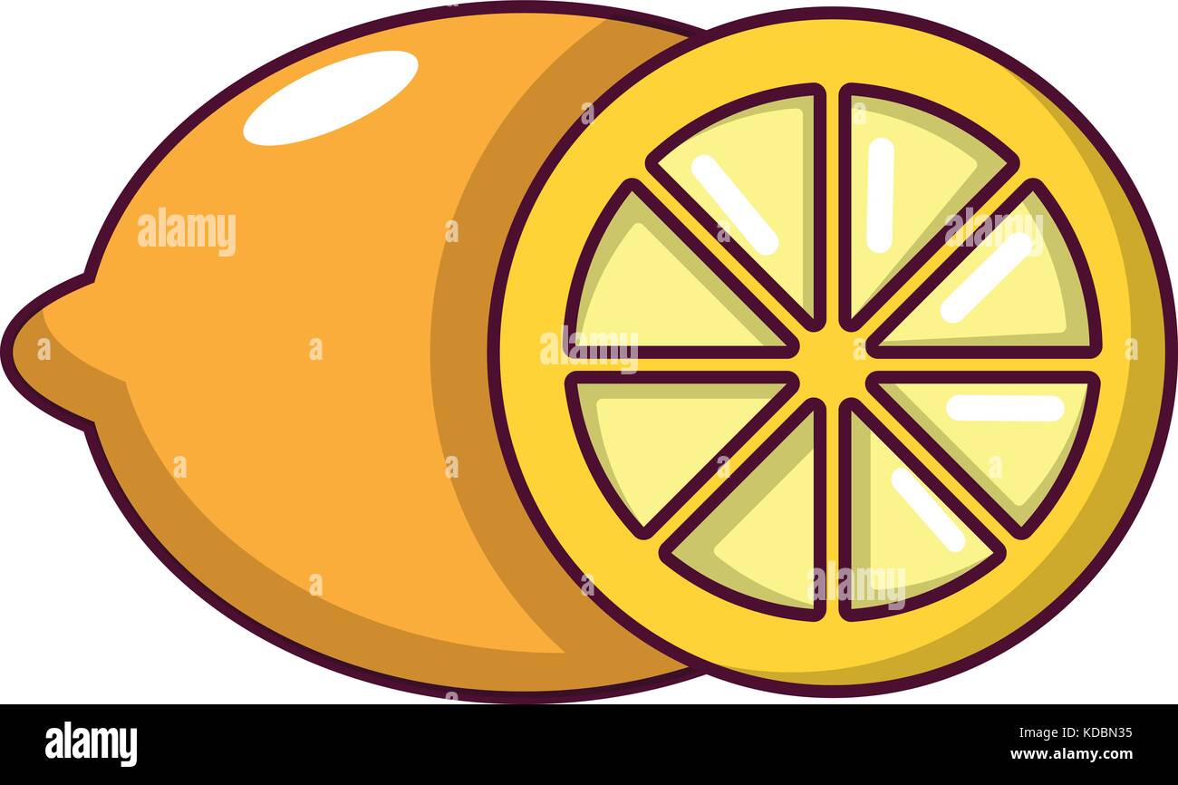 Green lemon limon citrus Stock Vector Images - Alamy