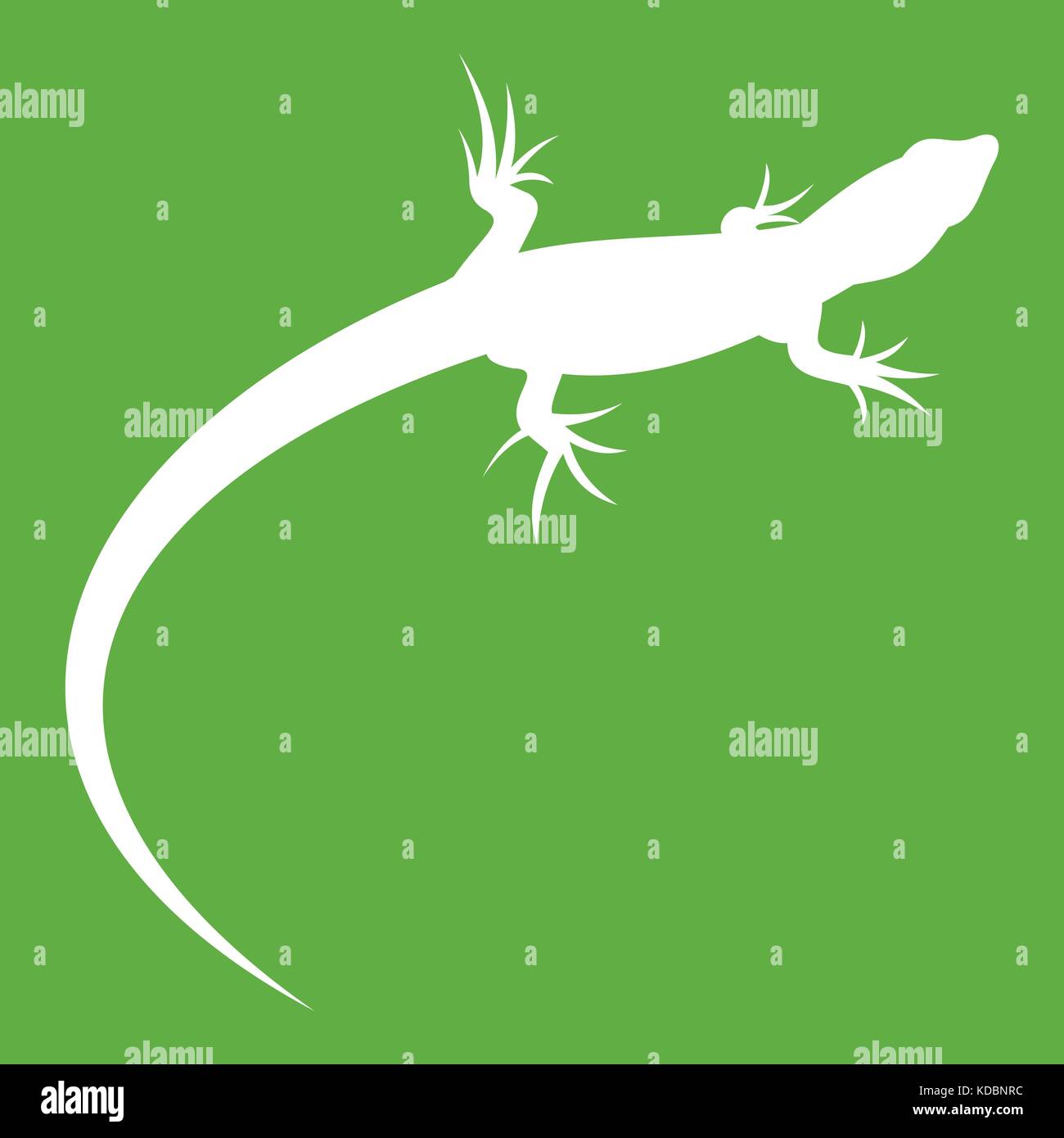 Lizard icon green Stock Vector Image & Art - Alamy