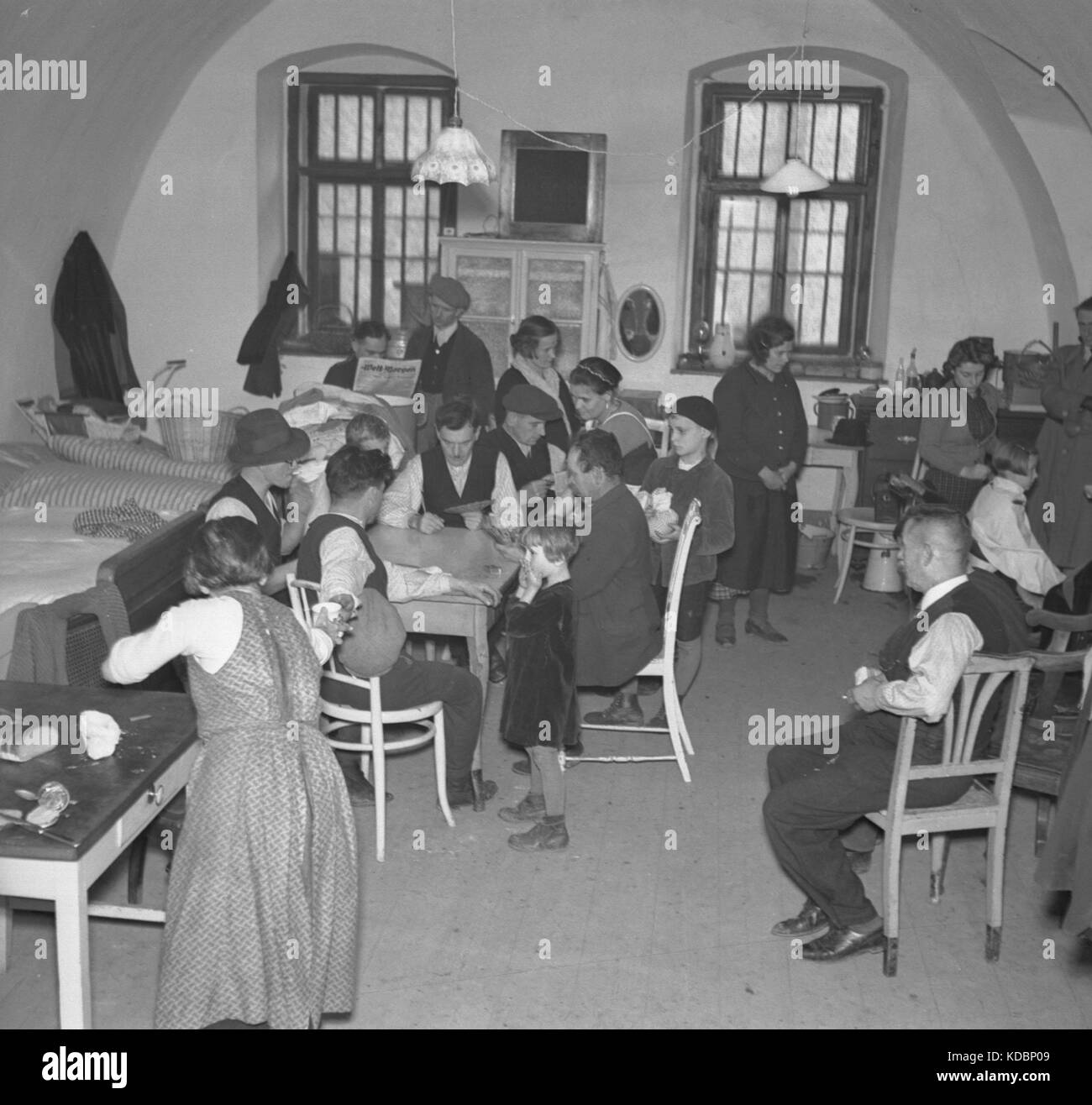 Czechoslovakia October, 1938, evacuated Czech citizens who were forced ...