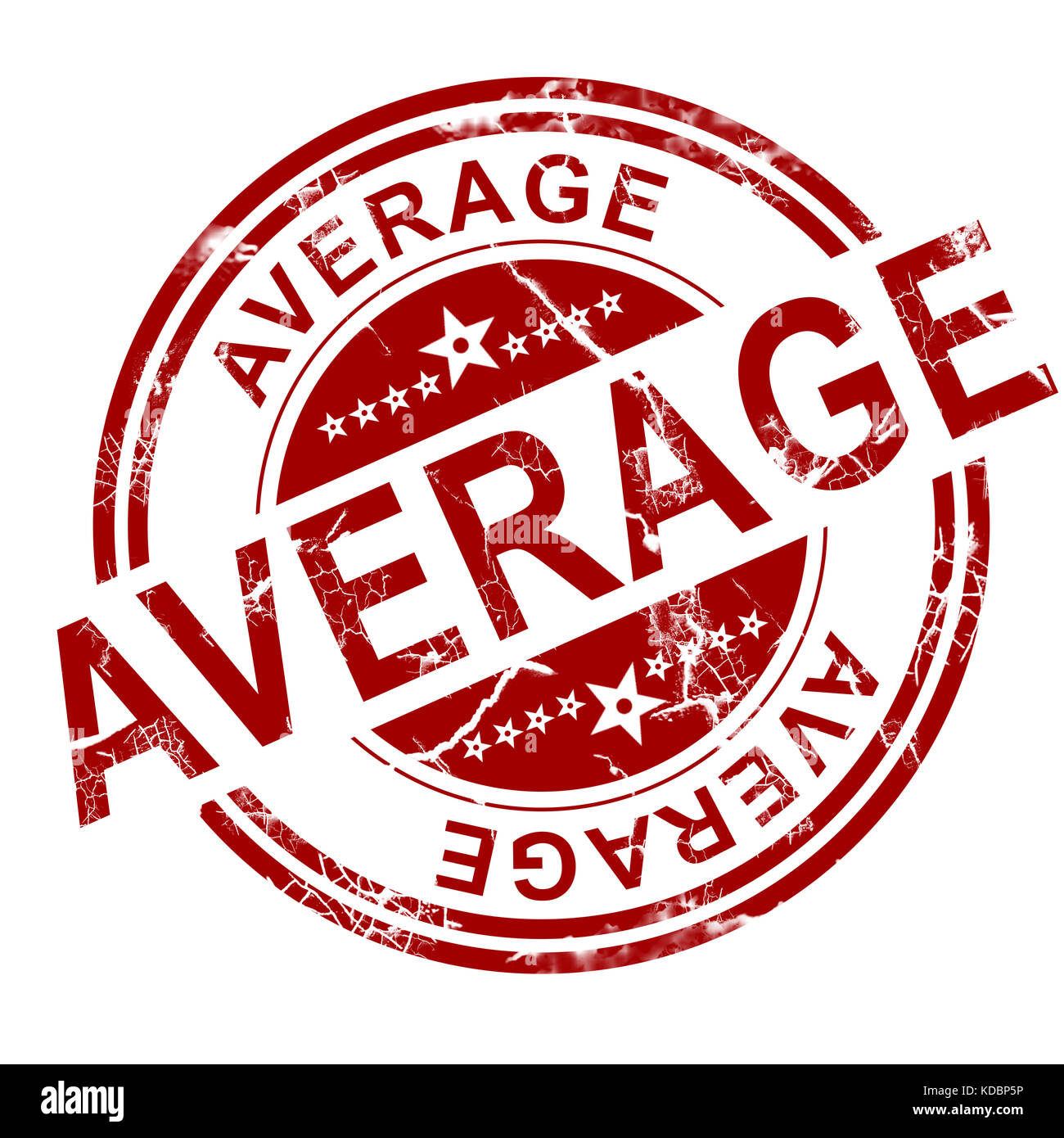 Red average stamp with white background, 3D rendering Stock Photo - Alamy