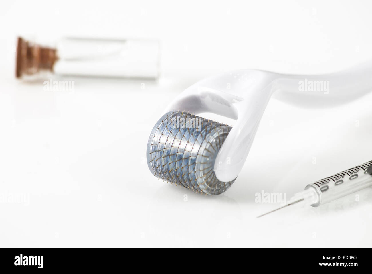 Dermaroller for medical micro needling therapy. Tool also known as ...