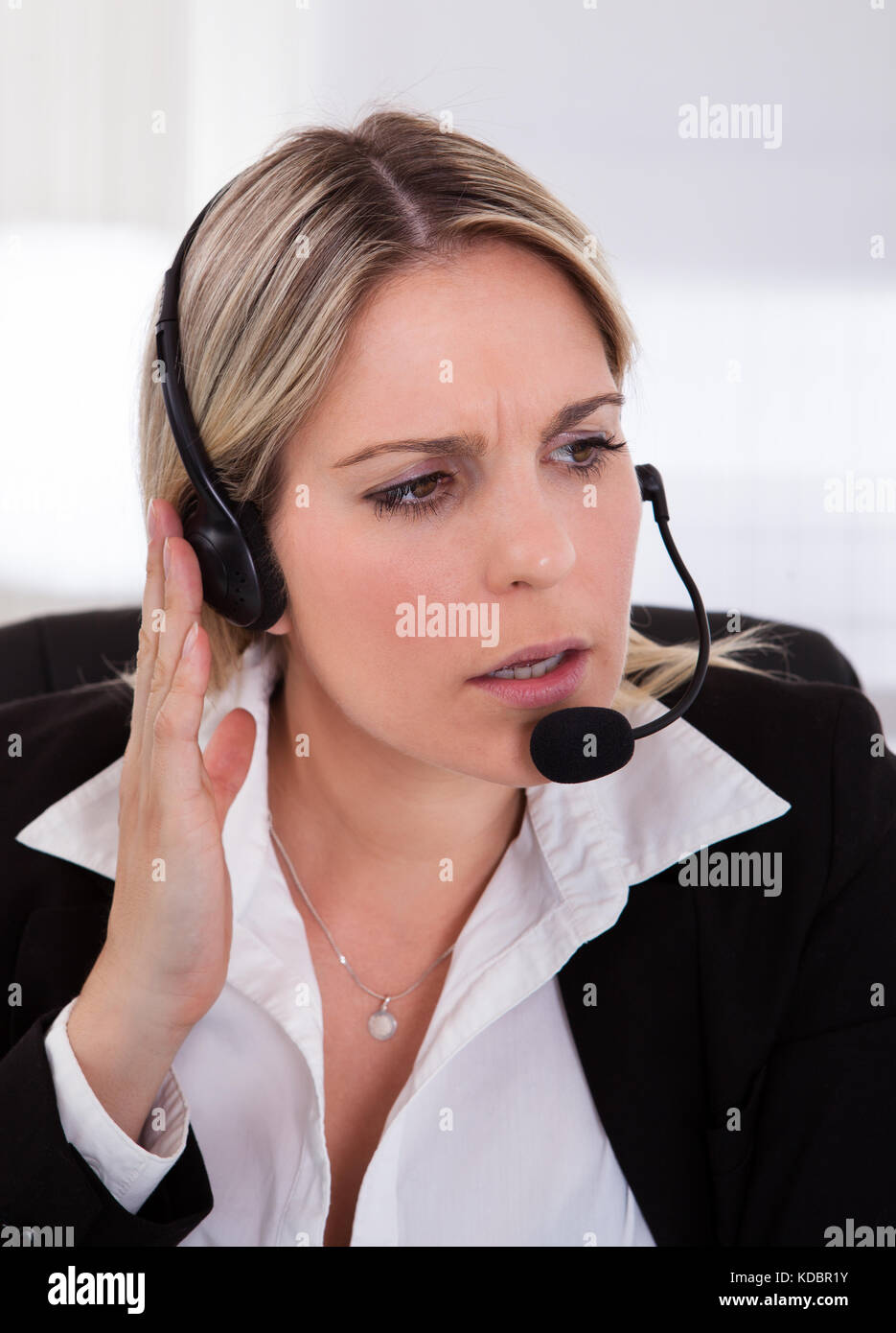 Phone headset hi-res stock photography and images - Alamy
