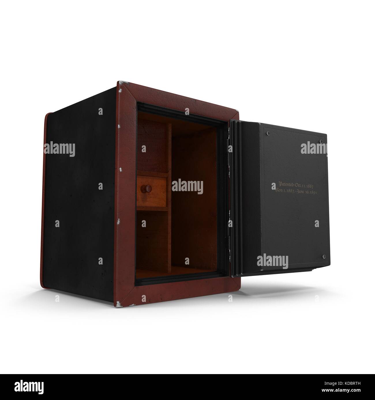 Opened antique iron safe hi-res stock photography and images - Alamy