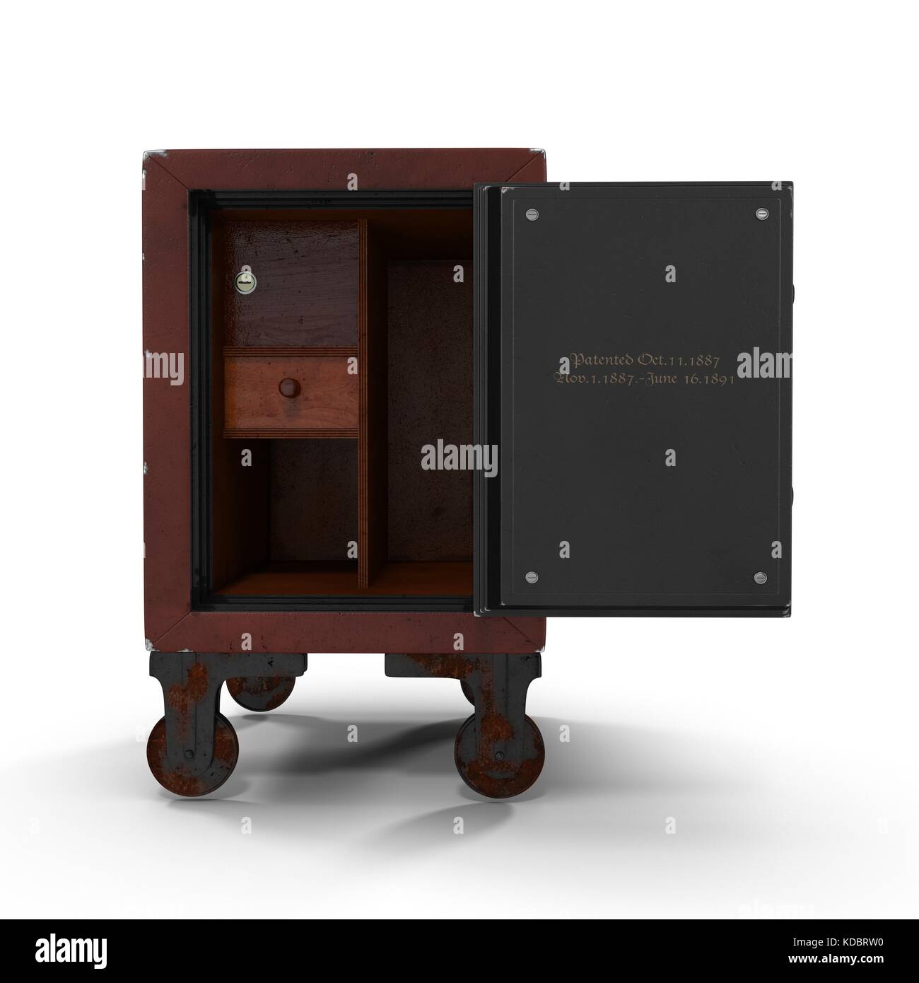 Antique safe vault Cut Out Stock Images & Pictures - Alamy