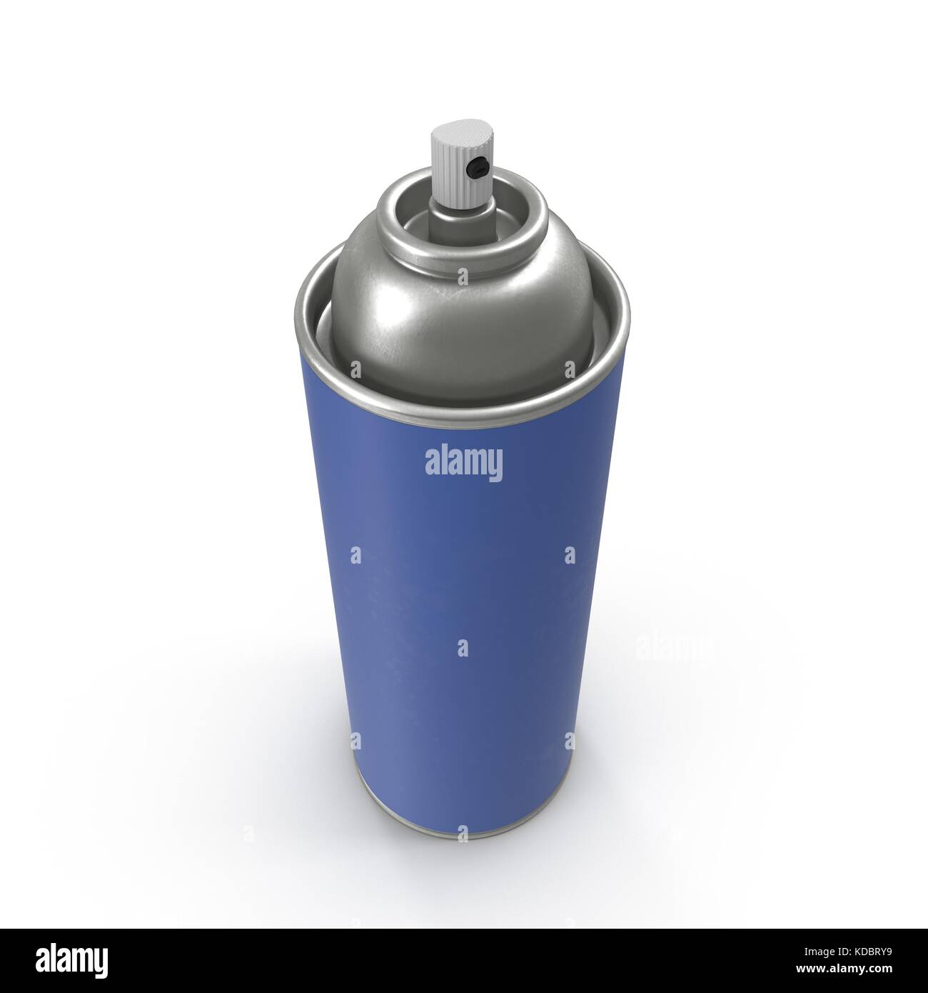 Blue Aerosol Spray Metal Bottle Can Stock Photo - Alamy