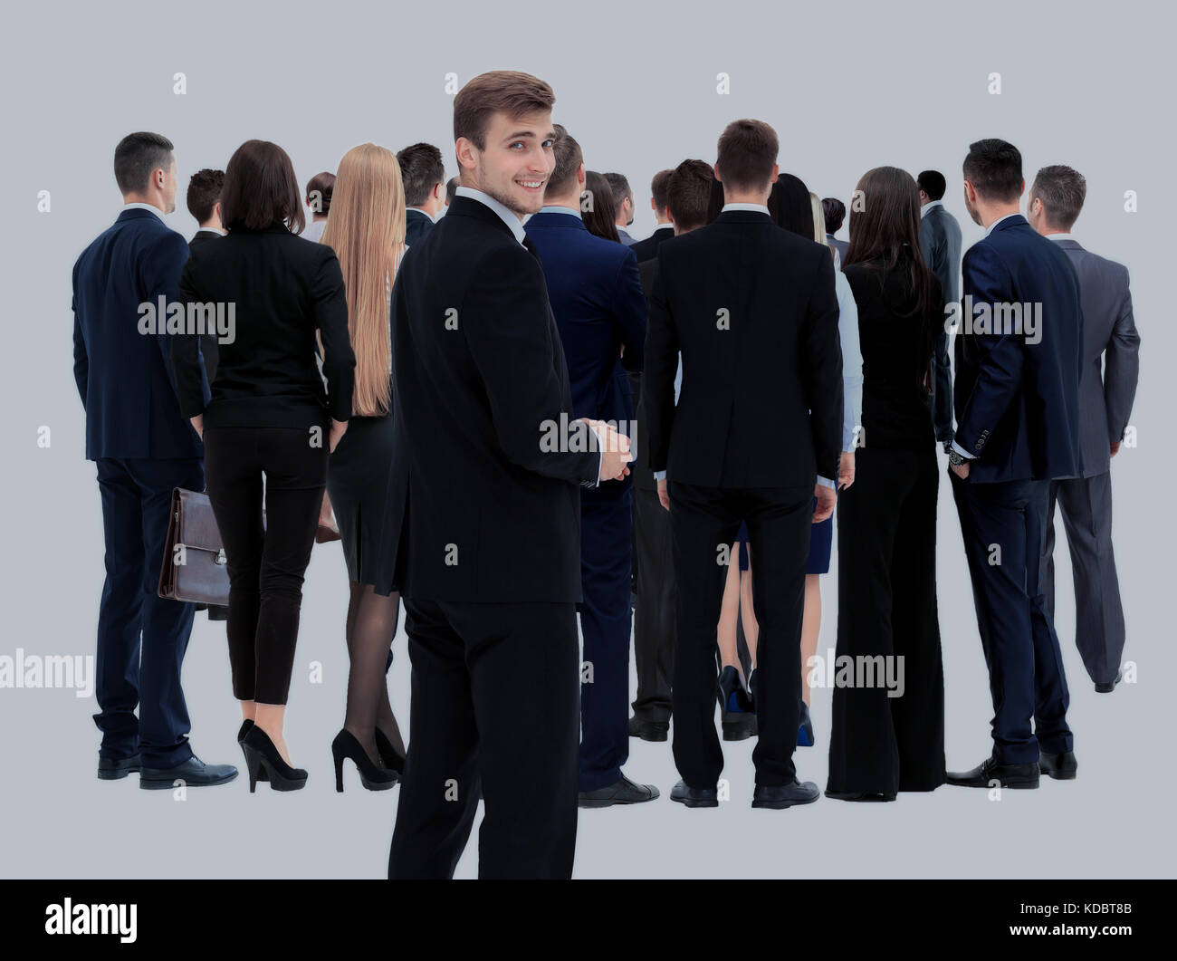 Waiting for their Turn People in Queue Stock Photo - Alamy