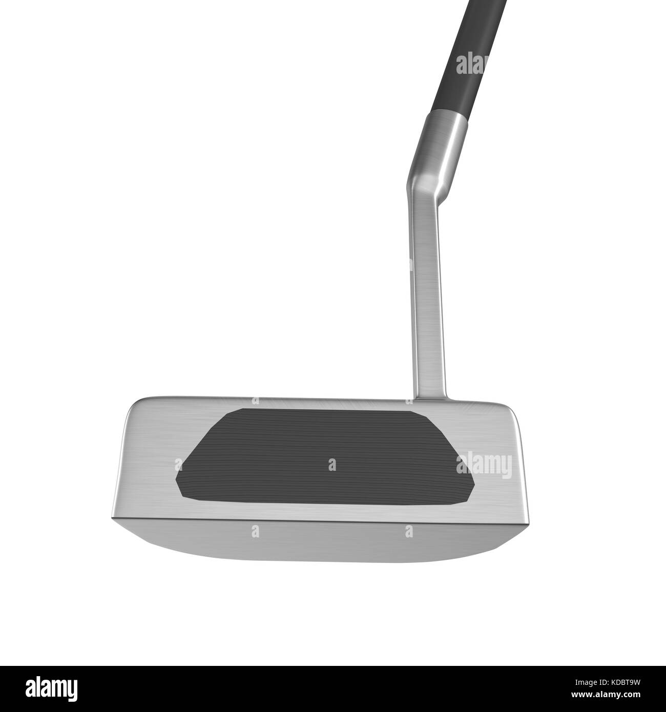 Modern putter golf club on white background Stock Photo - Alamy