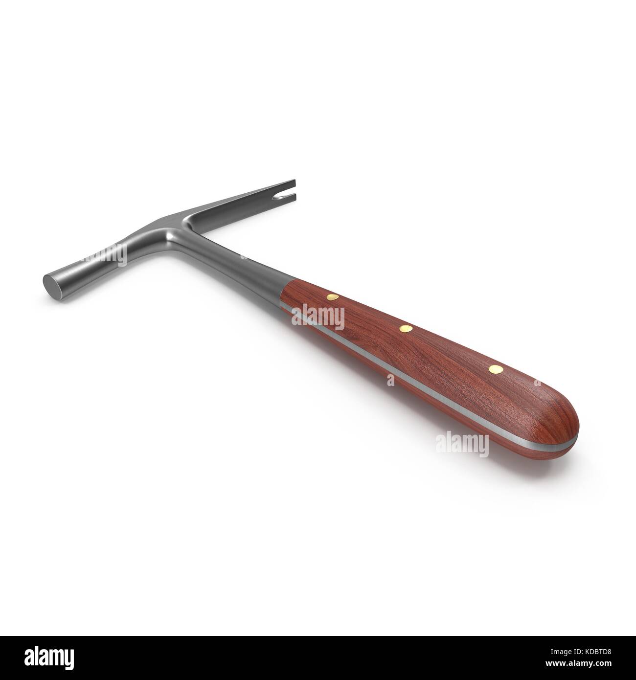 Geology Rock Hammer on white background Stock Photo - Alamy