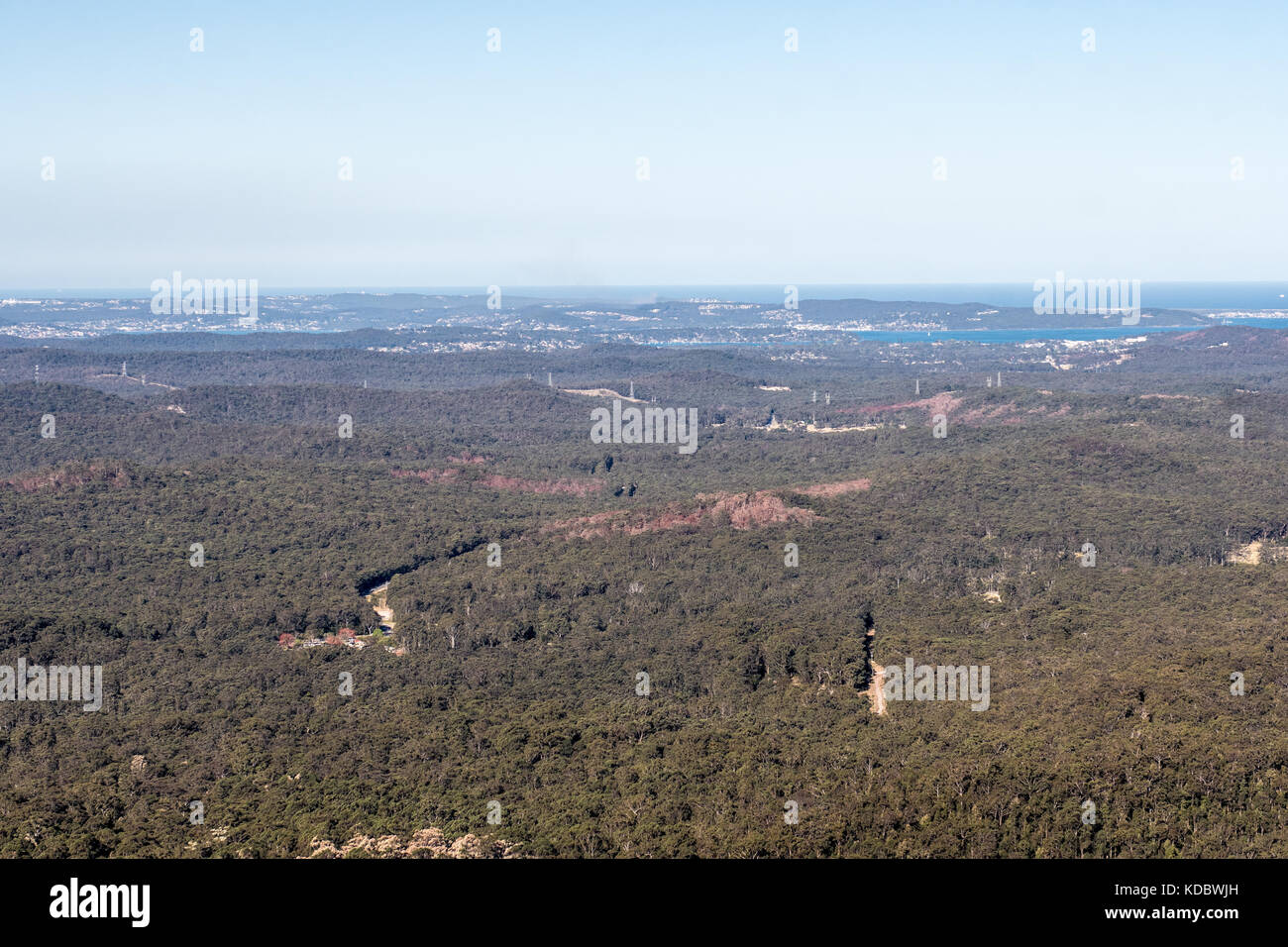 Heaton's Lookout View, Heaton State Forst, NSW, Australia Stock Photo ...